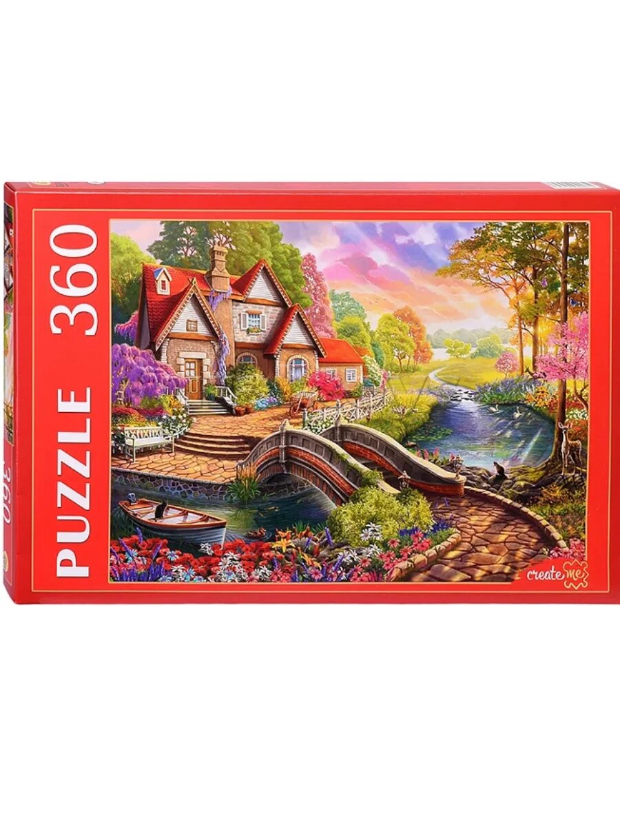 Пазл.360. Домик мечты 50*34,5см, картонная упаковка 33,5*21*3,5см