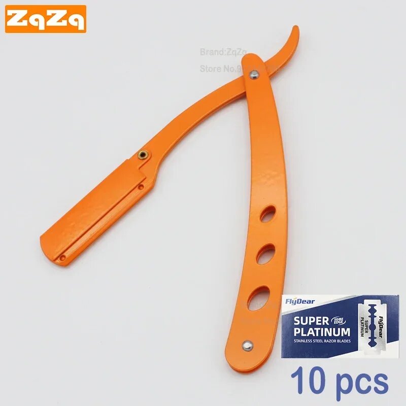 ЗqZq 10 опасная бритва из нержавеющей стали Orange