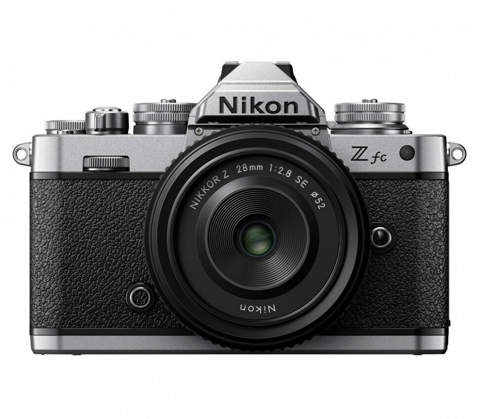 Фотоаппарат беззеркальный Nikon Z fc Kit Nikkor Z 28mm f/2.8 SE Silver