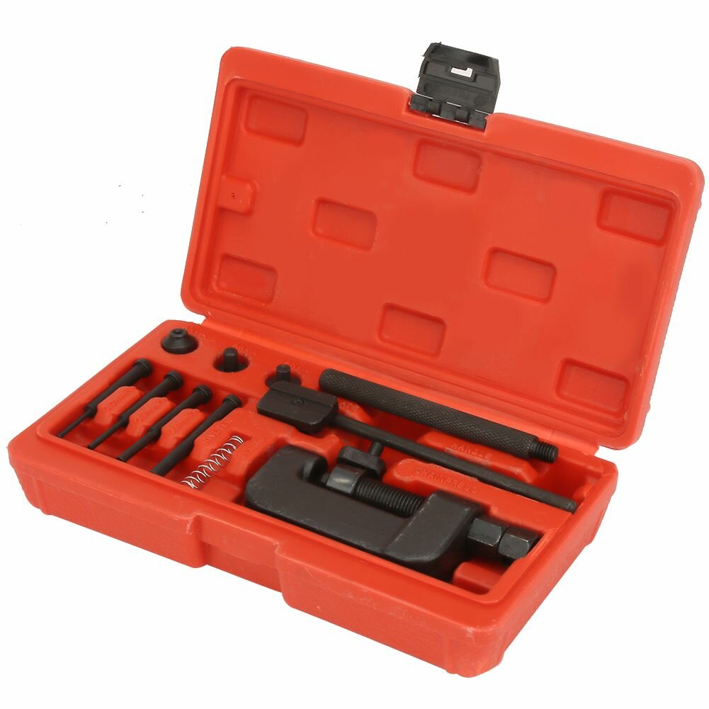 Разветвитель цепи, заклепочник, набор инструментов для ремонта клепки, набор инструментов для мотоцикла, велосипеда