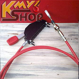 Трос включения КОМ 2,5 метра рычаг-вилка