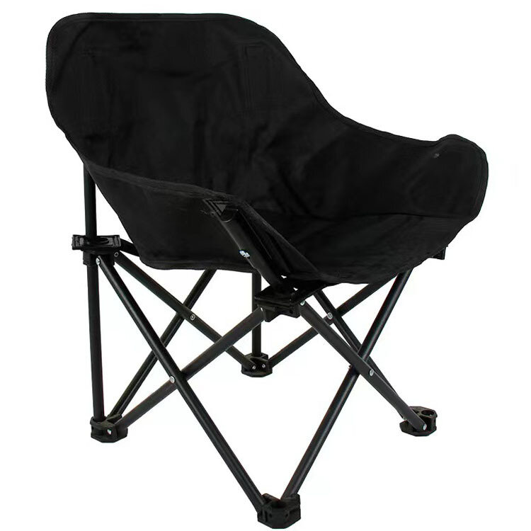 Стул Moon chair, складной, для кемпинга, черный
