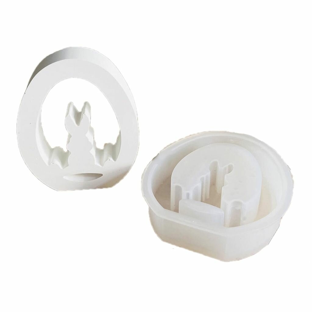 Аксессуар для Пасхи, Силиконовая форма для фигурок зайцев на Пасху - DM261