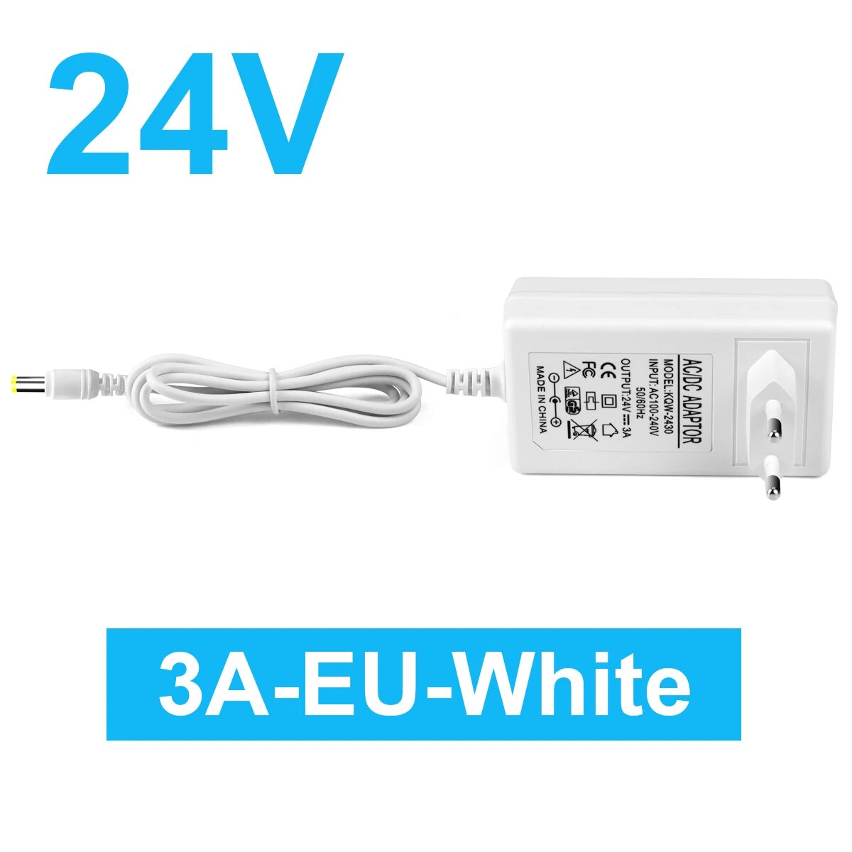 Адаптер питания DC12V 24V 2A 3A 24V 3A--EU AC220V