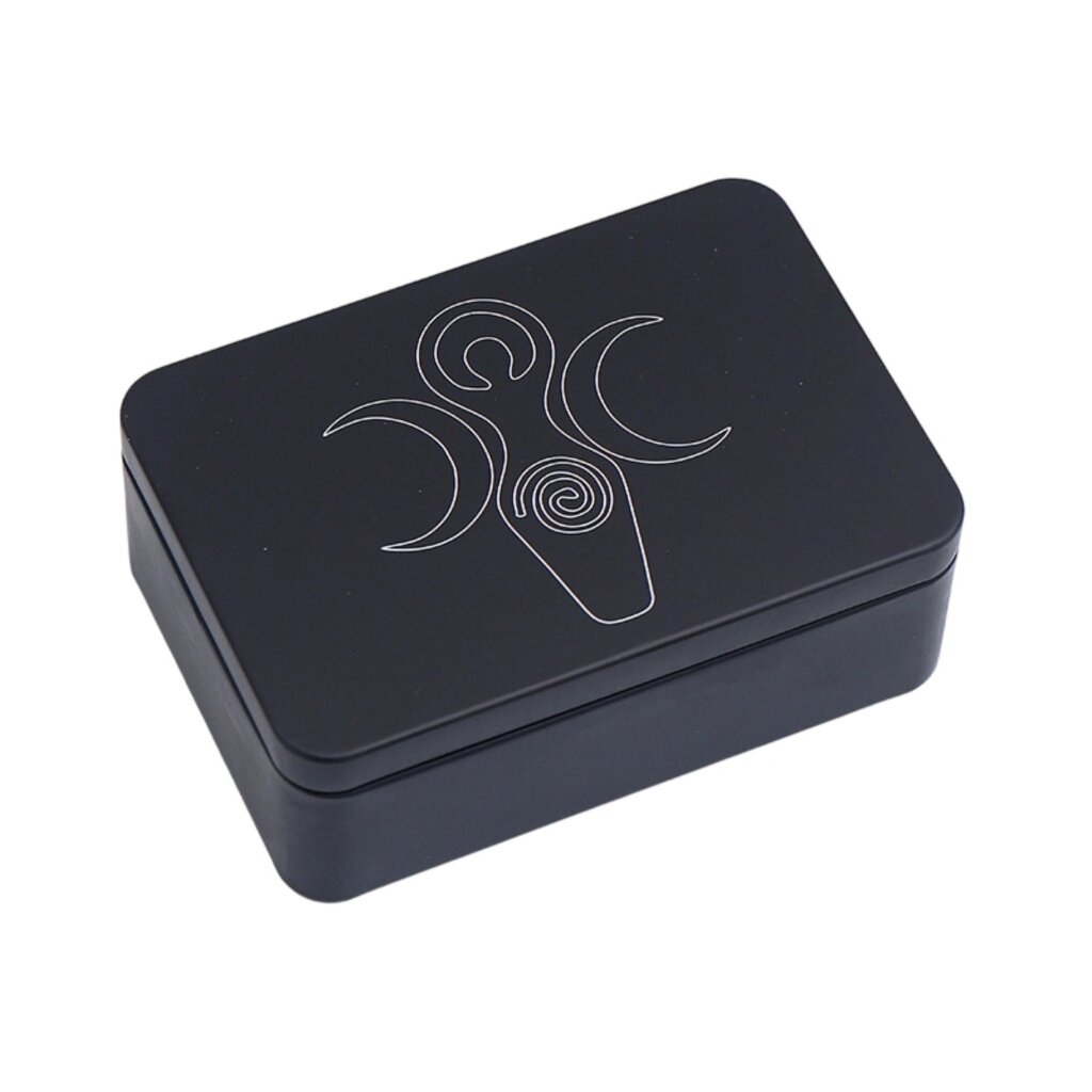 Металлическая коробка для игровых карт, Футляр для хранения карт Таро, Упаковочная коробка для покера, Коробка для игральных карт, Пустой футляр для хранения конфет