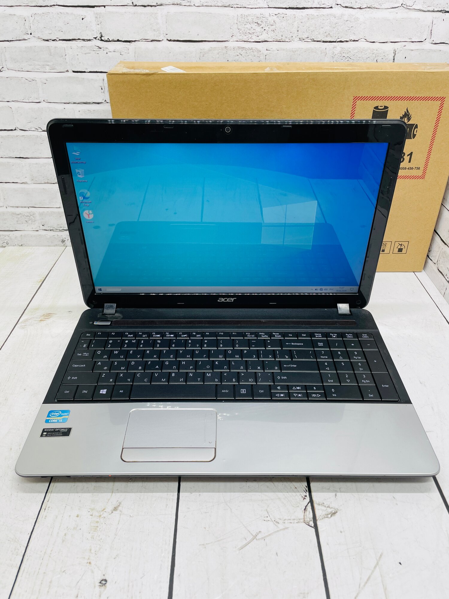 Игровой ноутбук 15,6, Acer EasyNote, Intel Core i5 3210, 4 Gb DDR3, 128 Gb SSD, GeForce 710m