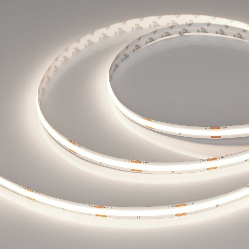 Лента светодиодная COB-X420-10mm 24V Day 4000К 4.8 Вт/м IP20 (уп.15м) Arlight 048822