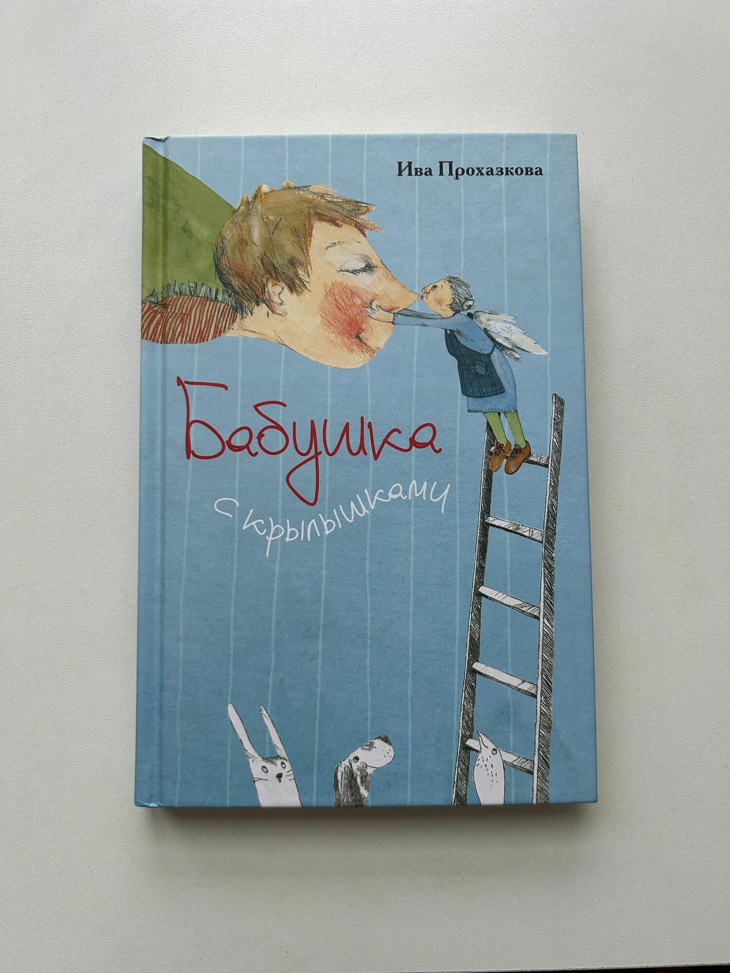 Книга "Бабушка с крылышками". Иллюстрации Марион Гедельт. Издание 2014 года (second-hand книга)