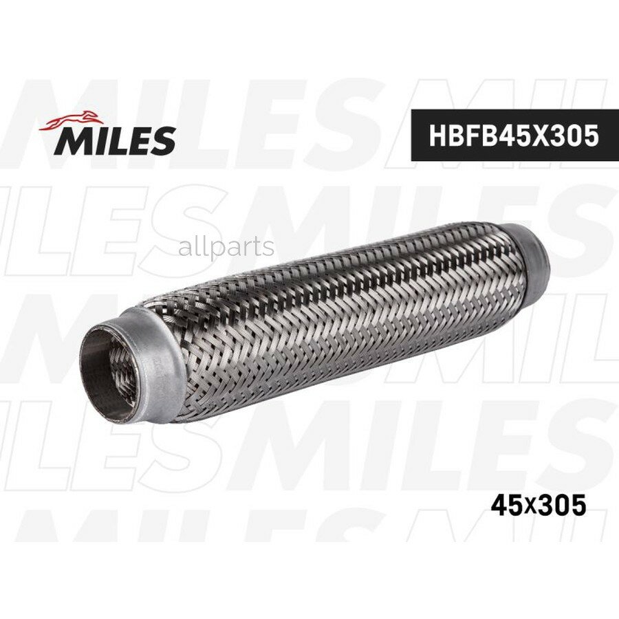 MILES HBFB45X305 Труба гофрированная с внутренним плетением 45X305
