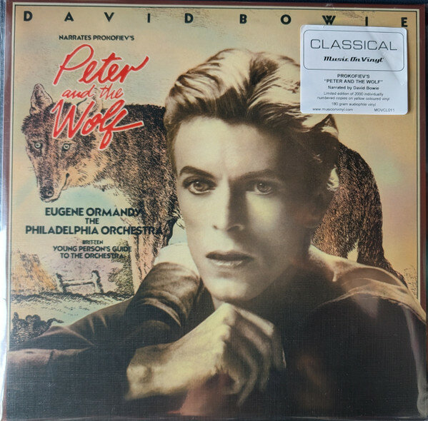 DAVID BOWIE Peter And The Wolf / Young Person'S Guide To The Orchestra (LP, Coloured)