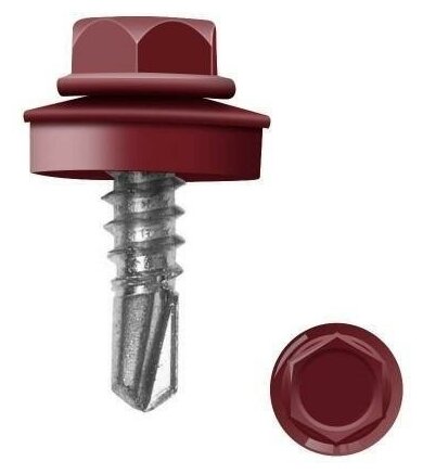 Кровельный саморез 5 5*19 по металлу 250 шт RAL 3005
