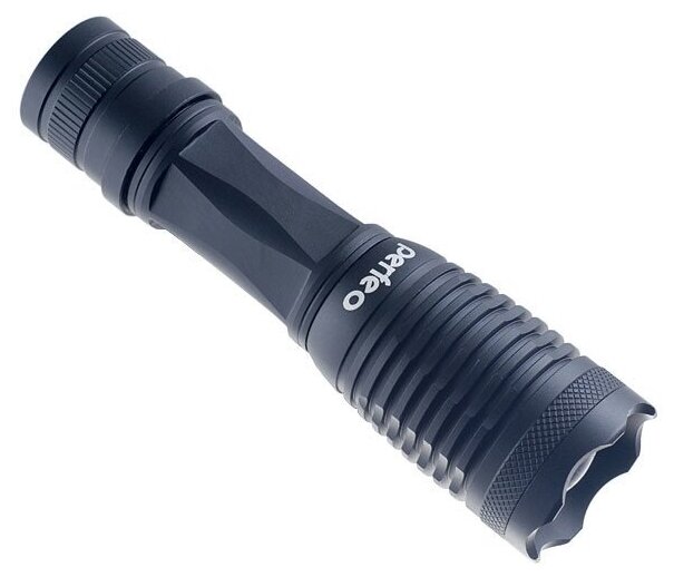 Фонарь PERFEO LT-034-A 1200lm, CREE T6, 5 режимов, zoom, з/у+ акк. 18650, черный