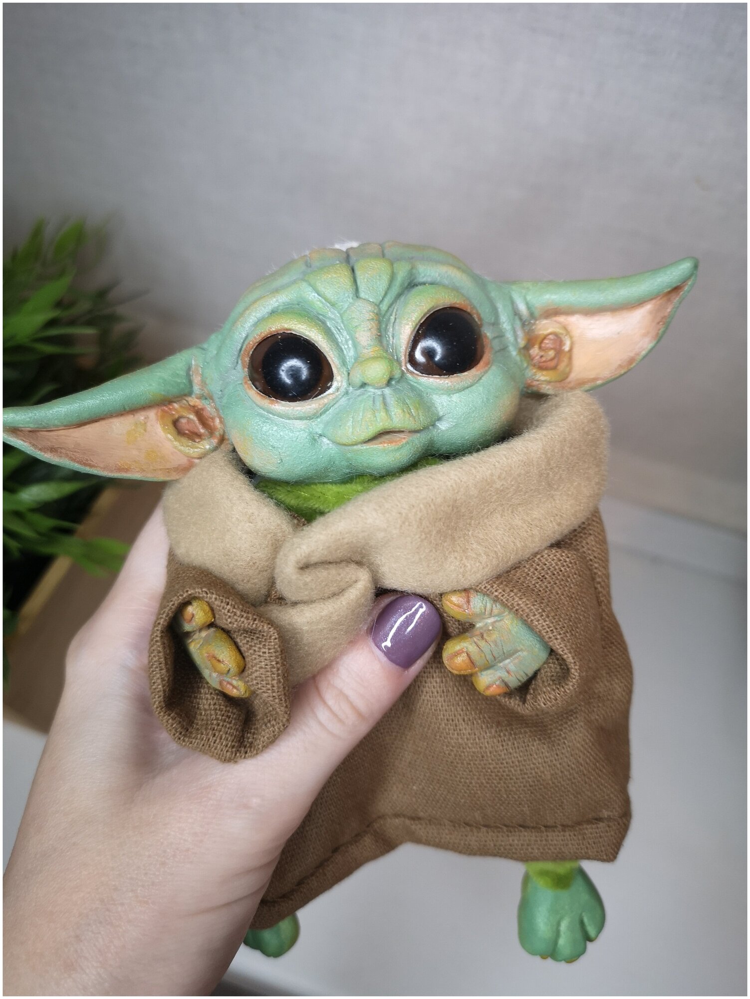 Grogu, игрушка ручной работы /Грогу