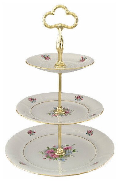 Горка фруктовница Leander Соната "Розовые мечты" 3 уровня