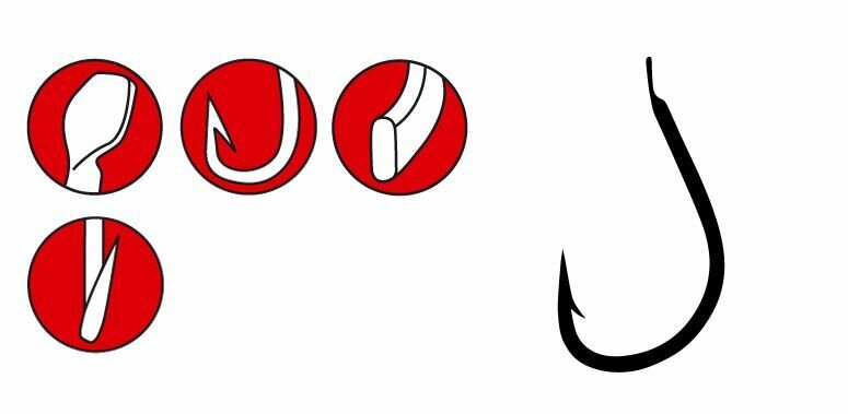Крючок Gamakatsu Hook LS-3610F Black №06