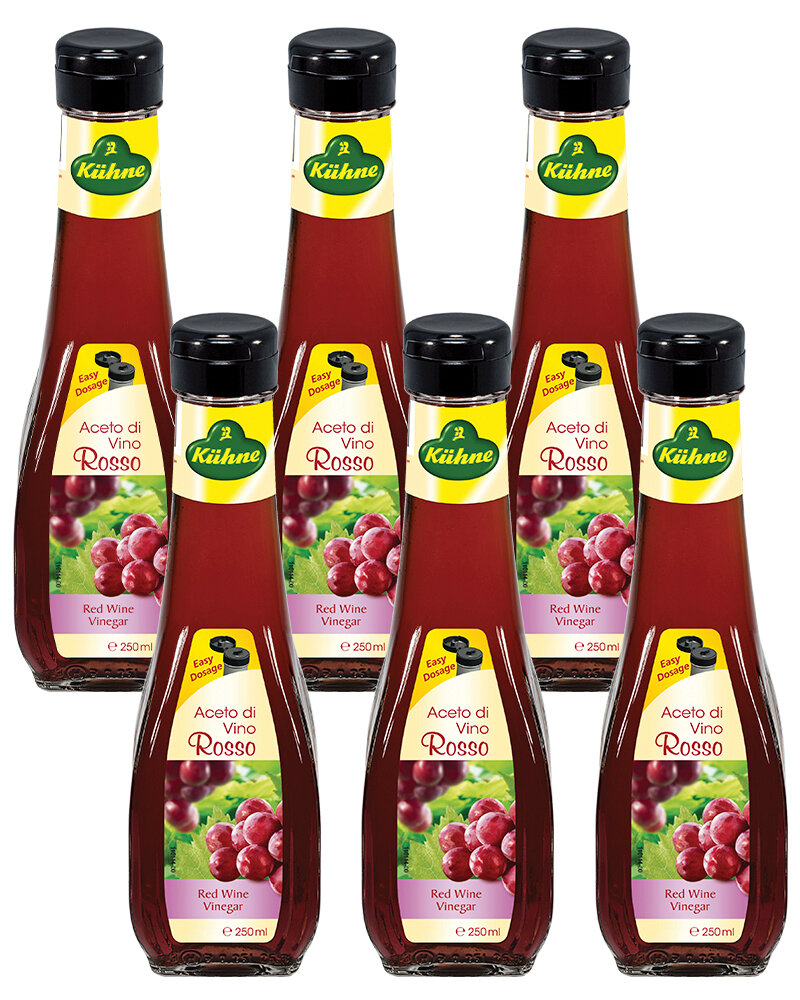 Уксус Kuhne 6% из Красного Вина 250 мл. - 6 шт