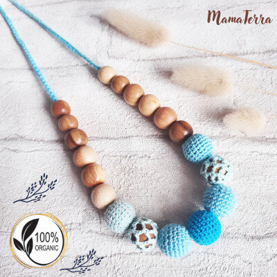 Слингобусы можжевеловые, прорезыватель, грызунок, развивающая игрушка для малыша.