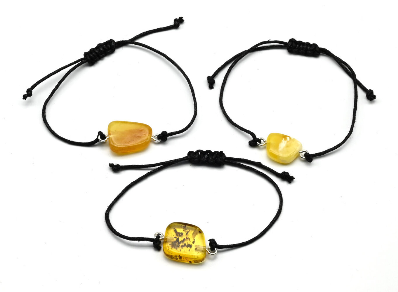 Браслет, янтарь