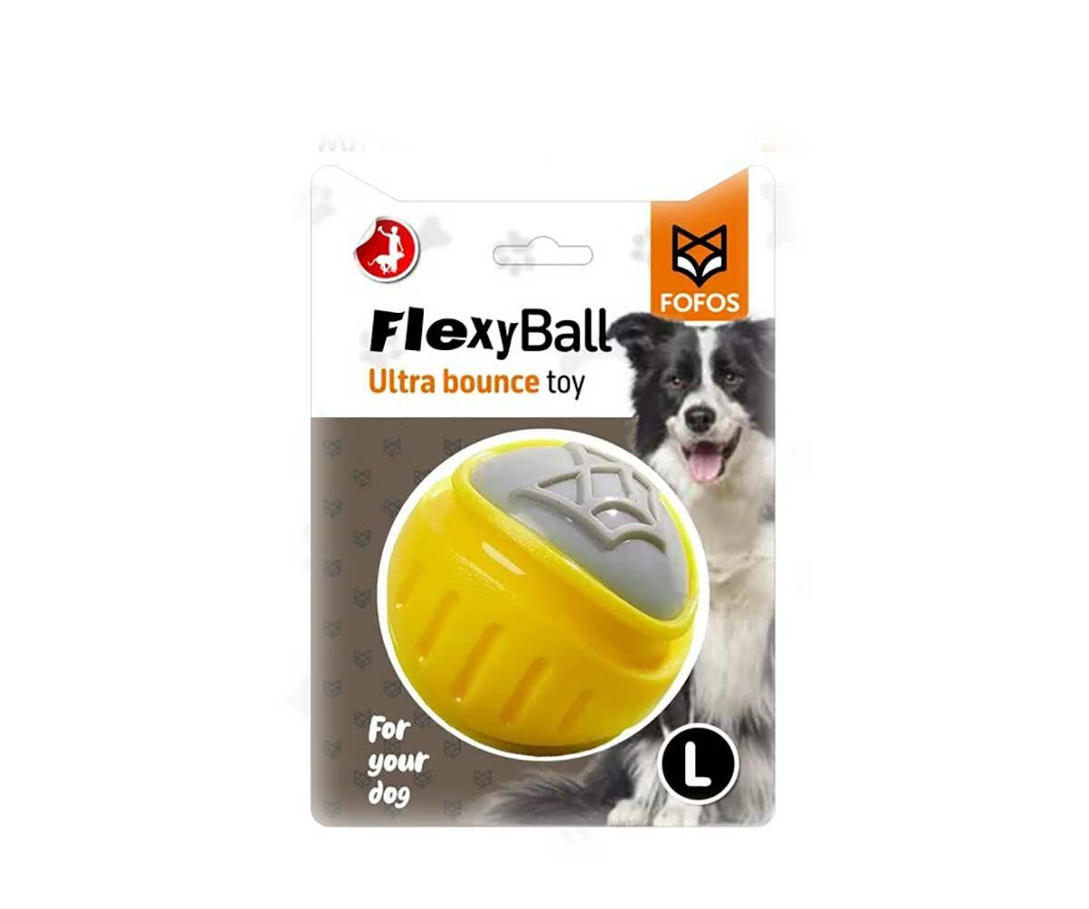Игрушка Fofos для собак мячик для чистки зубов l 10см d05265