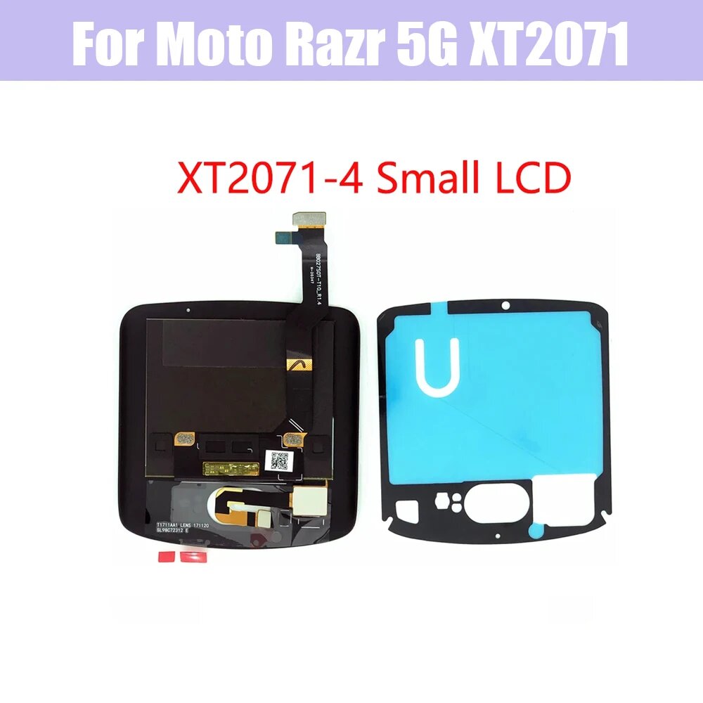 Оригинальный ЖК-дисплей для Motorola Moto Razr 5G 2020 XT2071-4 + дигитайзер сенсорного экрана в сборе, сменное стекло для Moto Razr 5G Small LCD