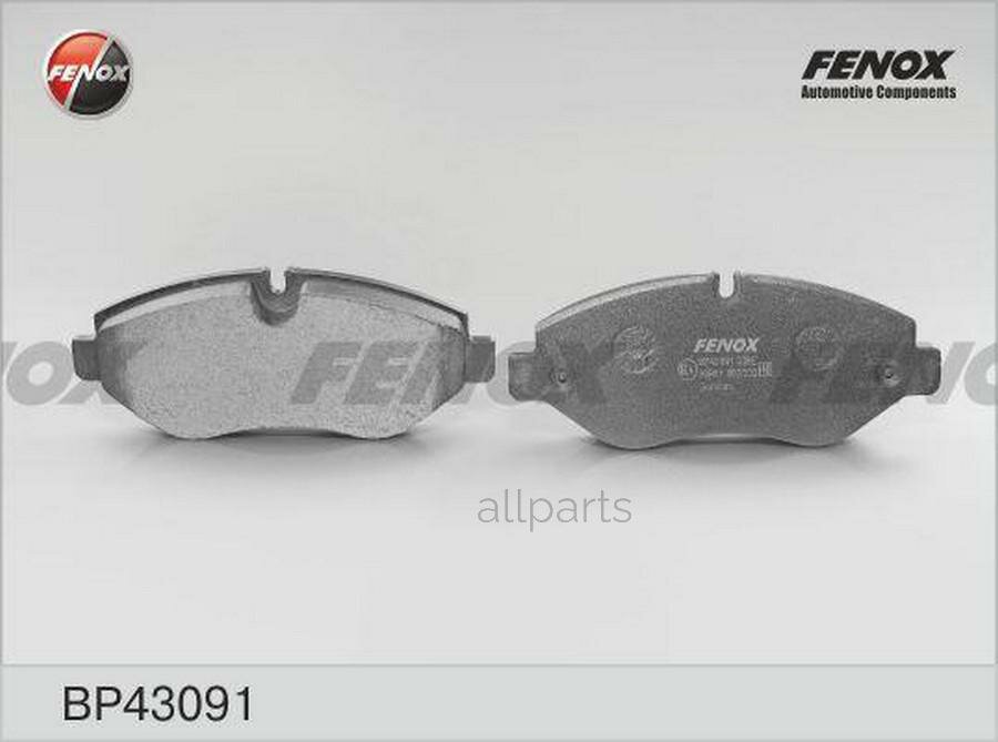 FENOX BP43091 BP43091 колодки дисковые передние!\ Iveco Daily 29/35/40/45/50/60/65 06>