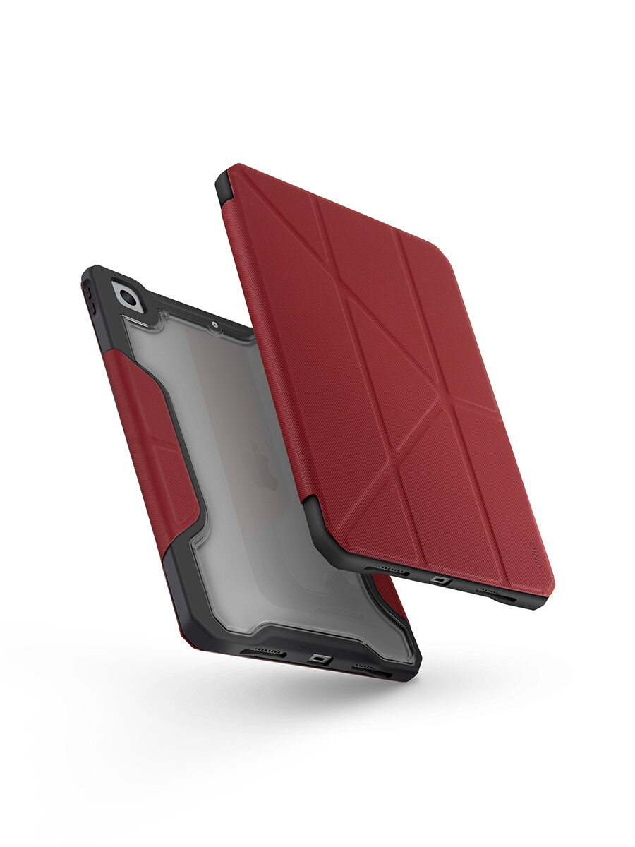 Uniq для iPad 10.2 (2020/19) Trexa Anti-microbial Red