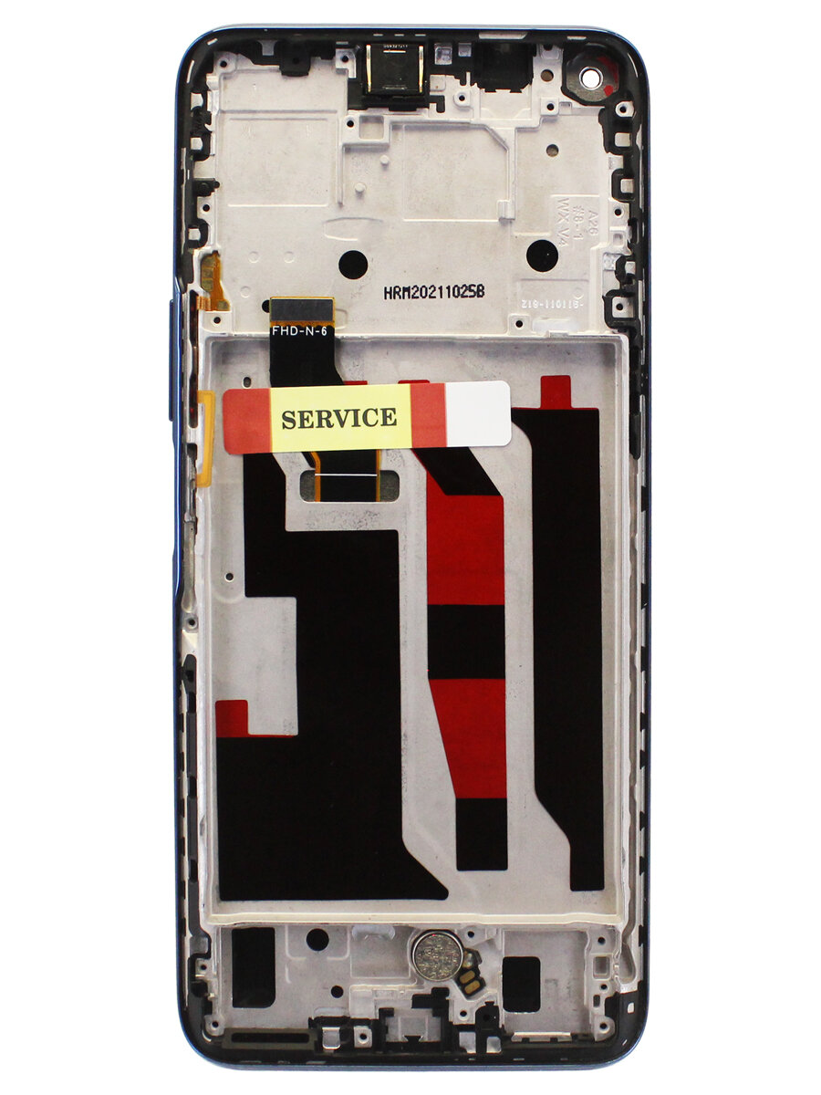 Дисплей для Huawei Honor 50 Lite модуль с рамкой и тачскрином (синий) (HQ)