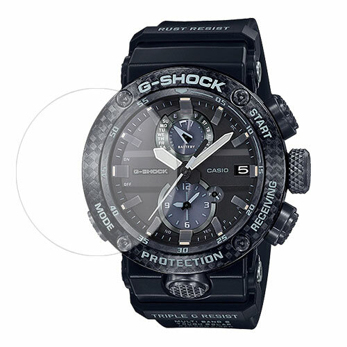 Скрин Мобайл защитный экран для часов Casio GWR-B1000-1A из гидрогелевая плёнка прозрачная