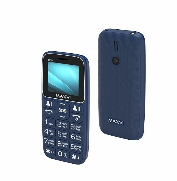 Сотовый телефон MAXVI B110 синий