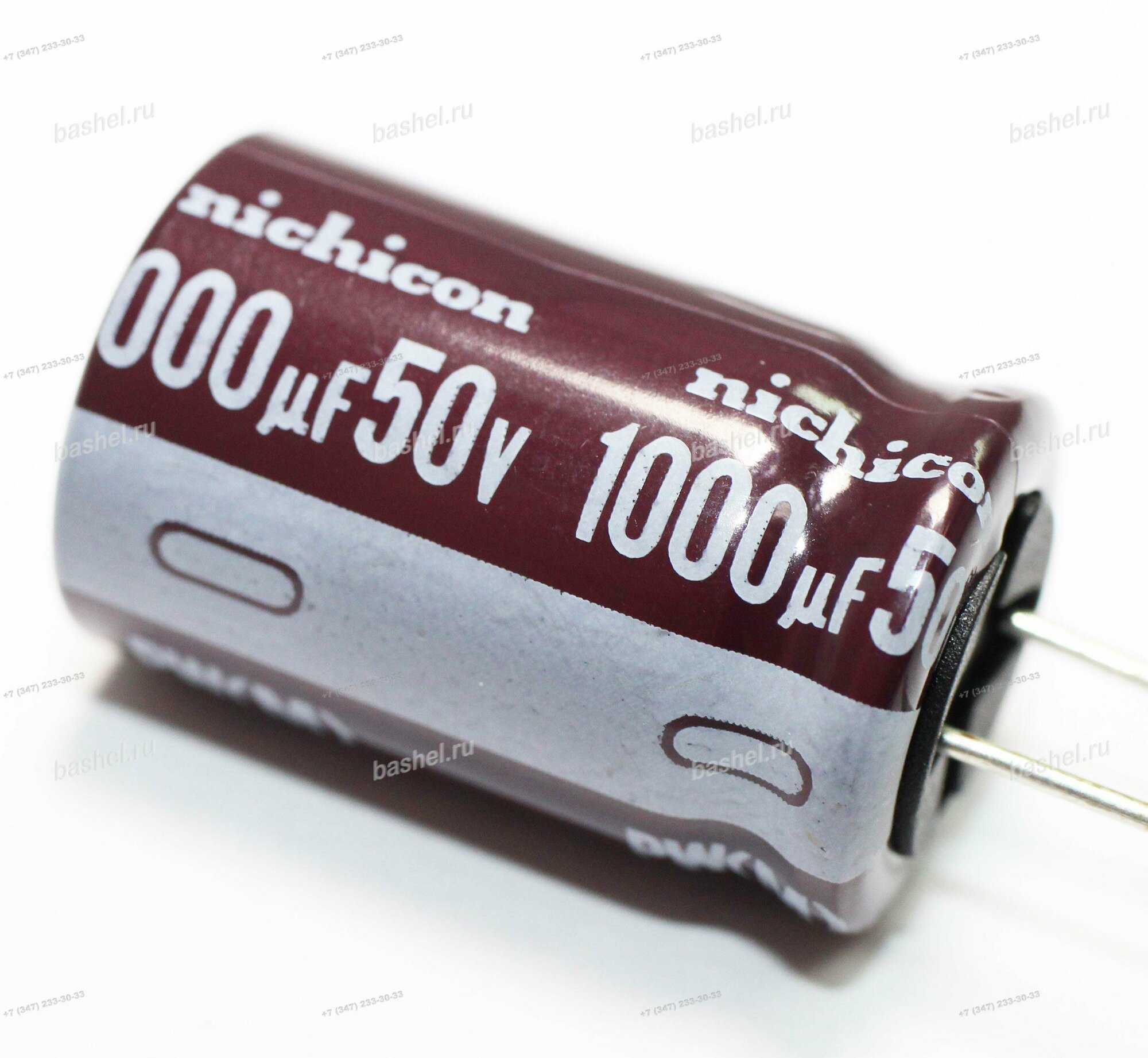 ECAP 1000 мкФ / 50В (16х25) PW 105°C (8000ч.), Конденсатор электролитический, NICHICON, low imp.