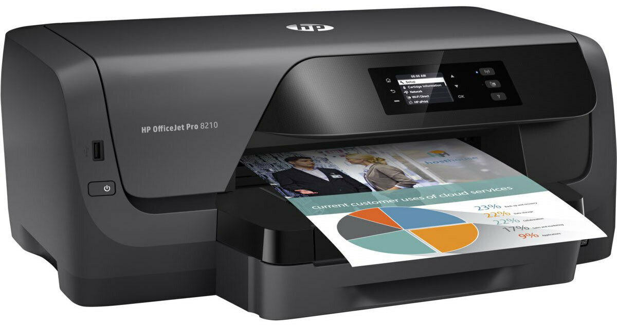 Принтер HP Officejet Pro 8210 струйный (D9L63A)