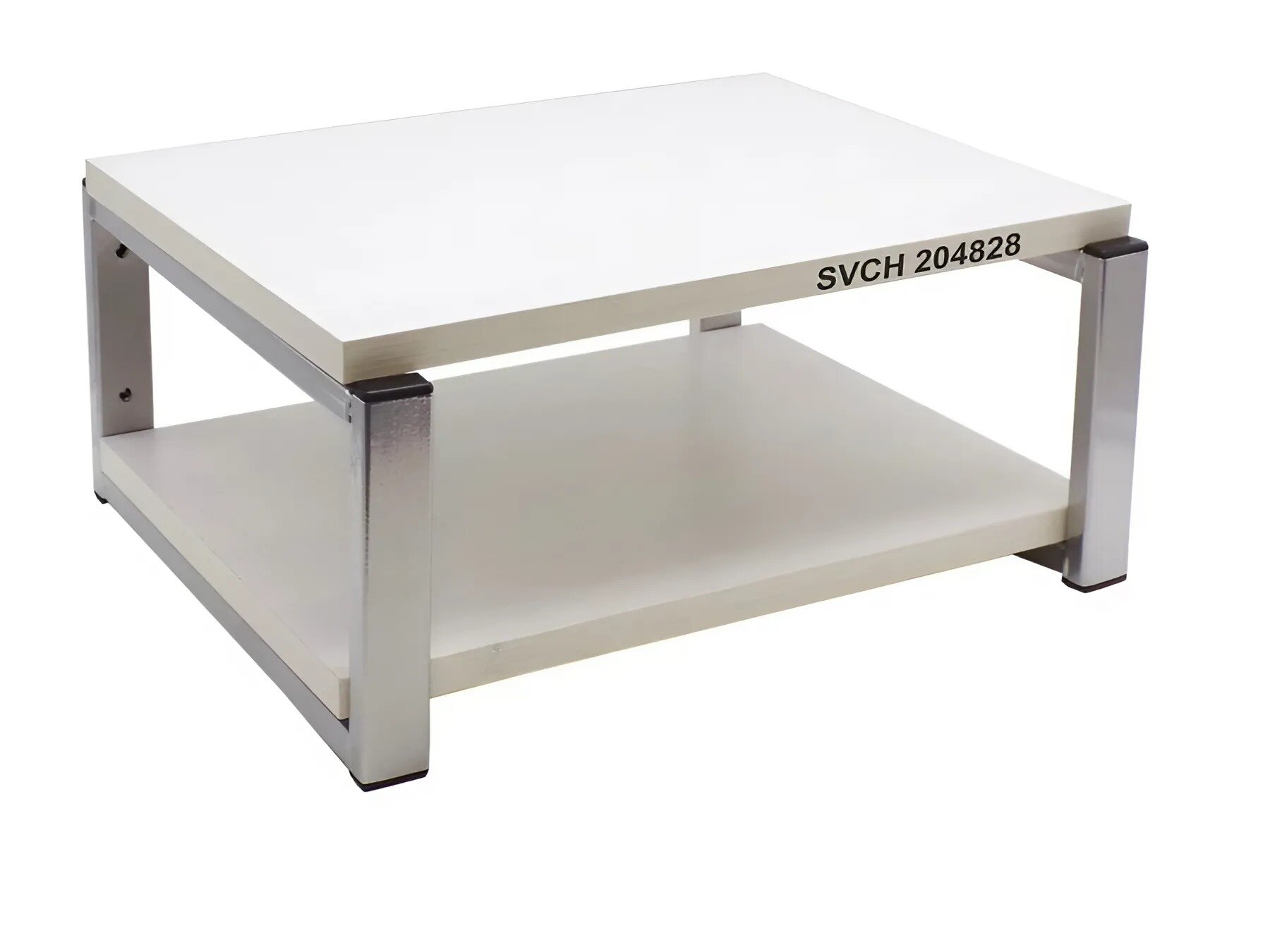 Полка для микроволновки GARROSS "SIBERIA 204828", размер 30х40 см, высота 15 см, каркас под хром, цвет сосна выбеленная