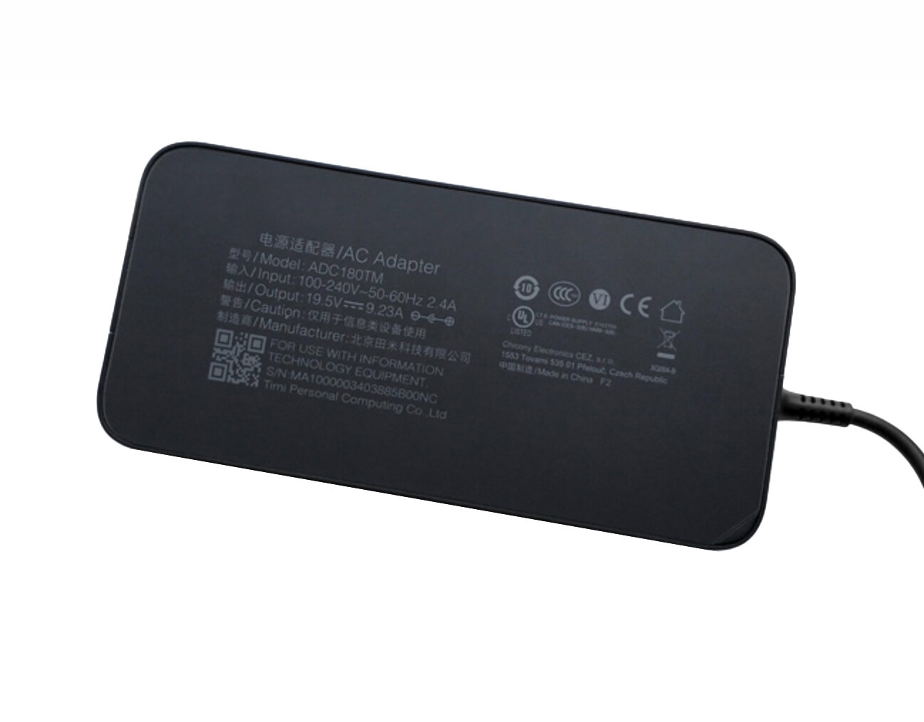 Зарядное устройство блок питания Чехол. ру от сети ADC180TM / PA-1181-72 для ноутбука Xiaomi Mi Gaming Laptop/ JYU4053CN (19.5V 9.23A 180W)