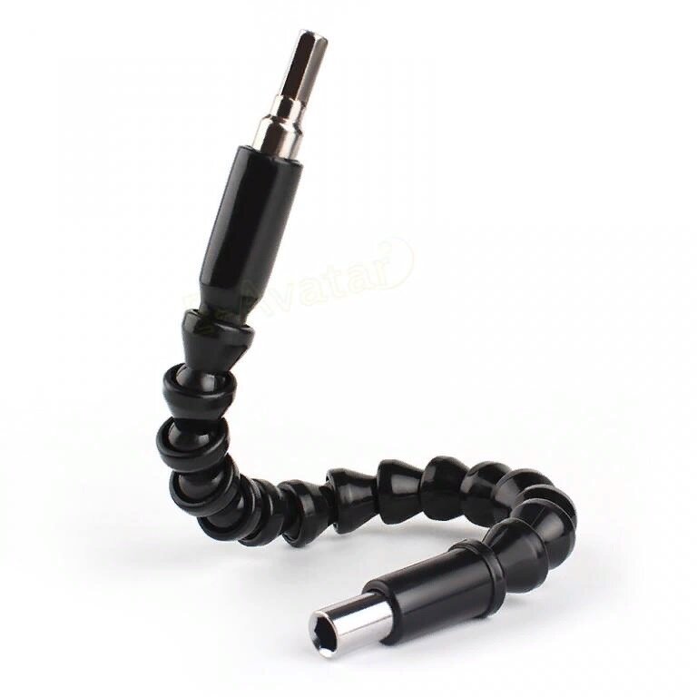 Гибкий удлинитель для шуруповерта. излом фиксируется в любом положении. арт 1138