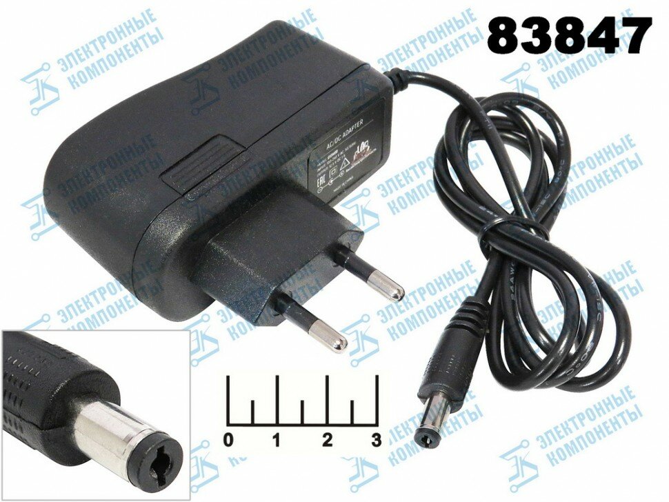 Зарядное устройство для литиевых элементов 12.6V 1A (5.5*2.5) (010148(B))