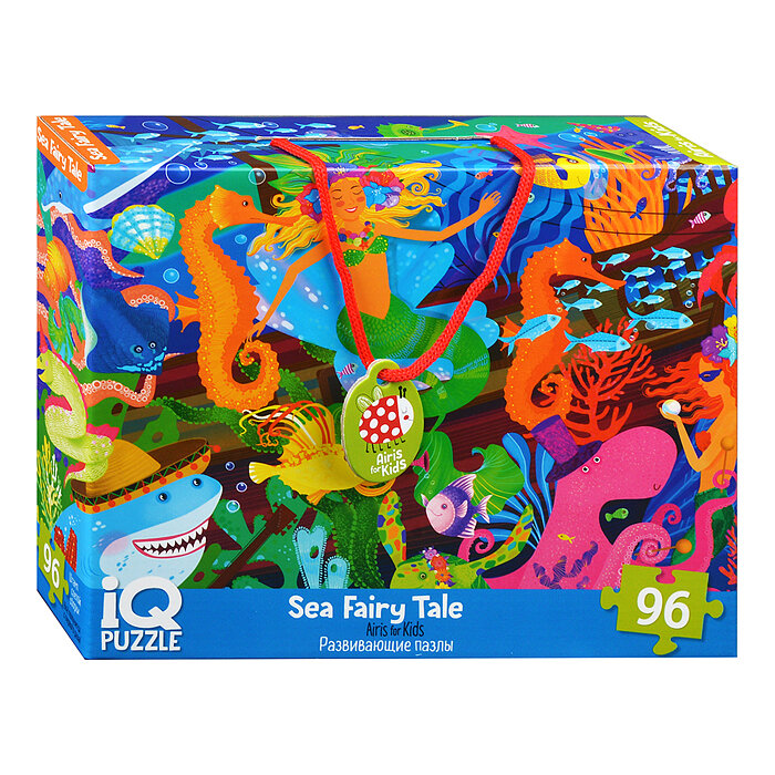 IQ Пазл Sea fairy tale 96 элементов 332х480 мм 29721 6+