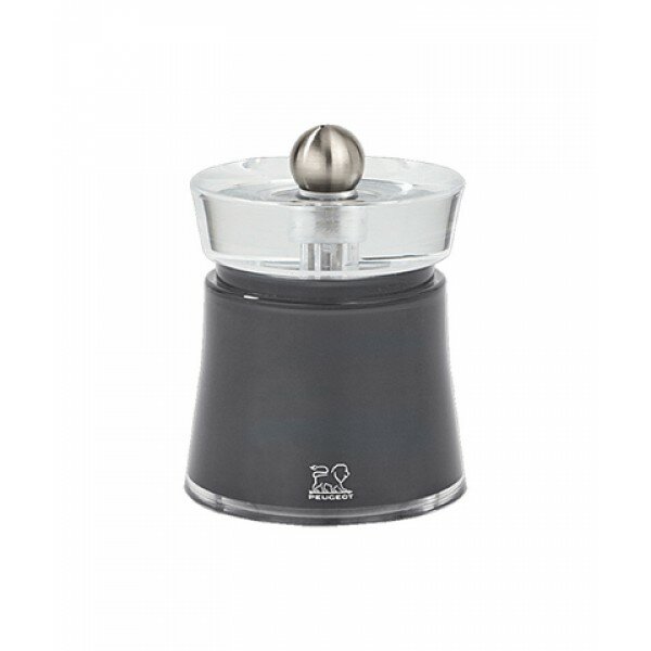 Мельница для перца 8 см акриловая, тёмно-серая, серия BALI PEUGEOT