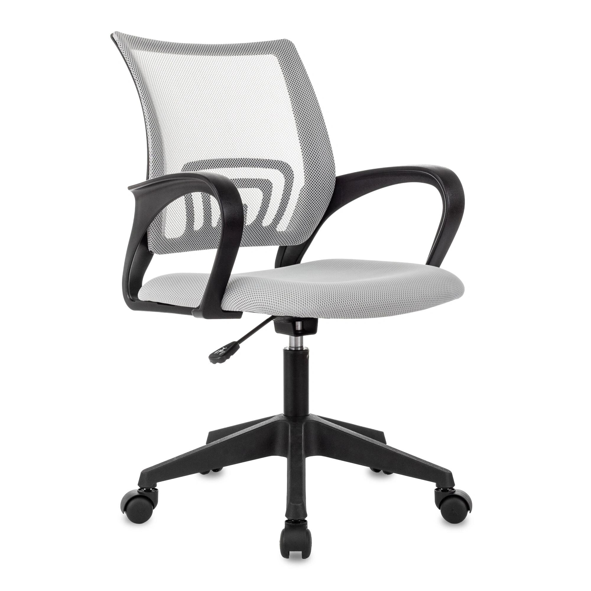 Кресло оператора Бюрократ Room с сеткой (Black/Light Grey)