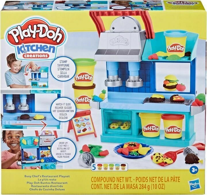 Набор для лепки Play-Doh Kitchen Creations Шеф-повар в Ресторане