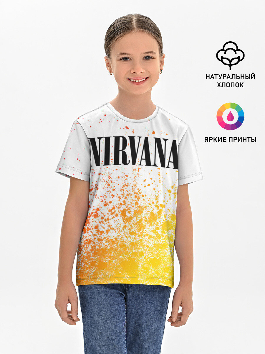 Футболка хлопковая детская NIRVANA / НИРВАНА
