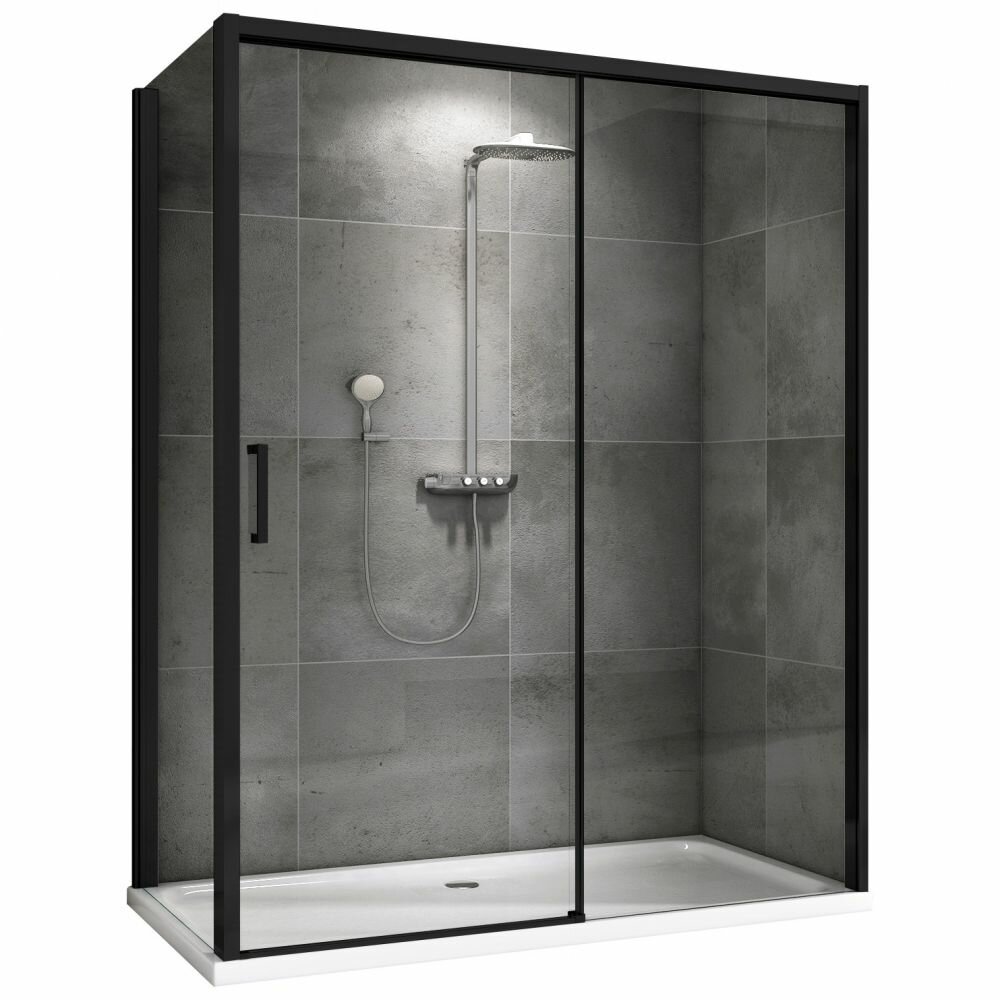 Душевой уголок Abber (Аббер) Komfort 1300х1000х2000 мм AG93130B-S102B