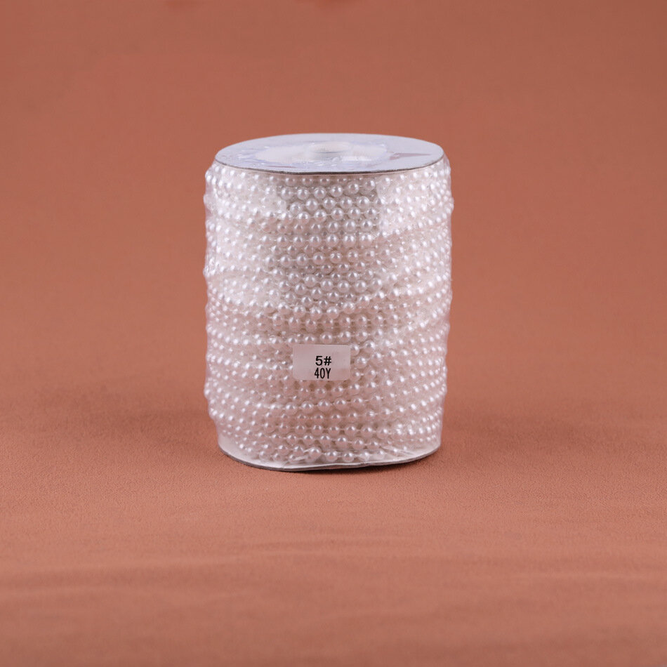 Цветочные многофункциональные хлопковые нити для свадебных украшений, ABS жемчужная нить, DIY ручная работа, бисерные свадебные шторы, декоративные аксессуары и материалы