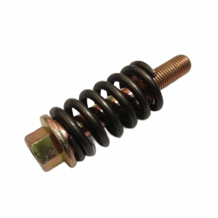 Болт глушителя с пружинкой для Lifan Solano, Smily, Geely Emgrand EC7, Chery Fora, Tiggo, M11, CrossEastar