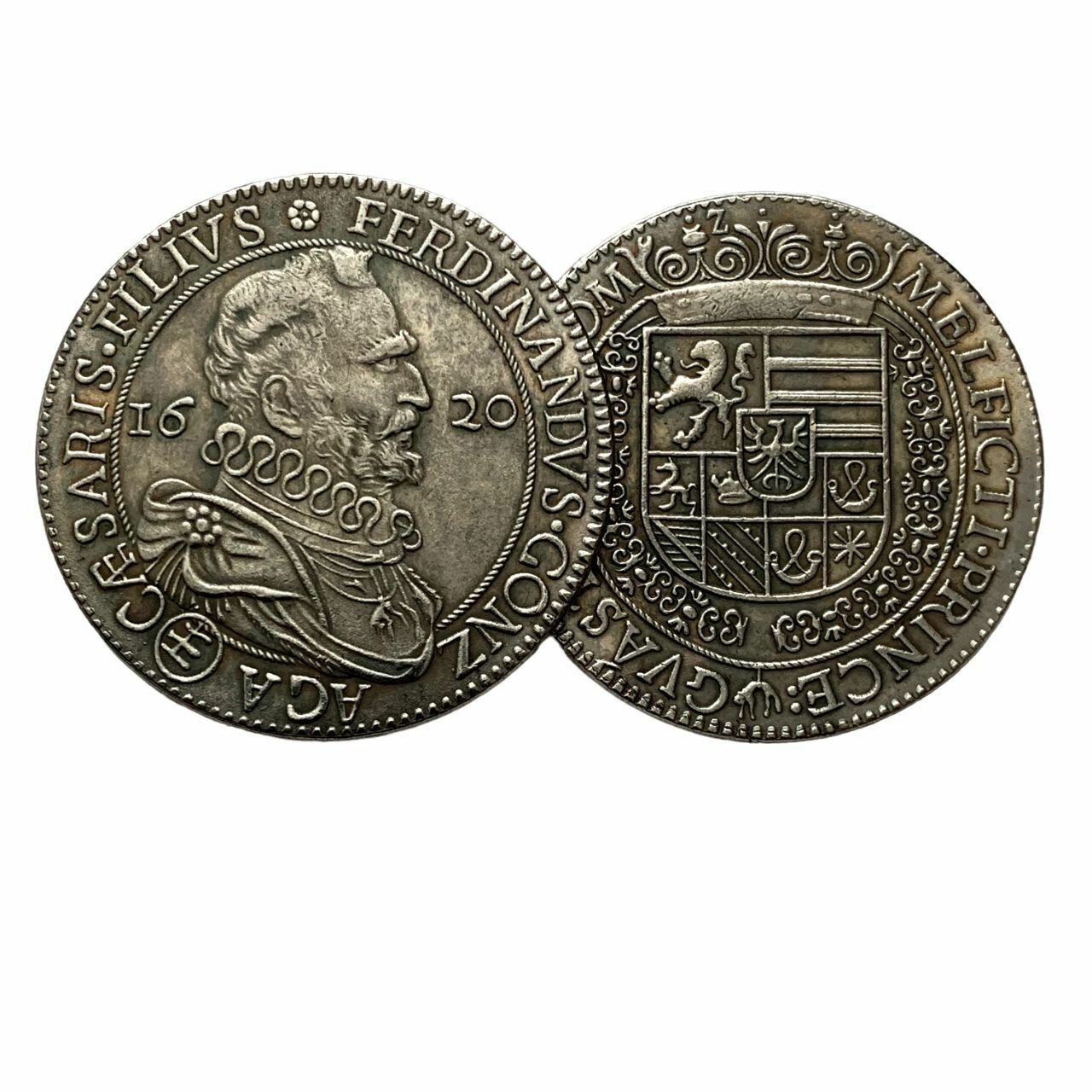 Талер 1620 года. Фердинанд, Средневековая Европа. Вес 26 гр , диаметр 41 мм. Коллекционная монета.