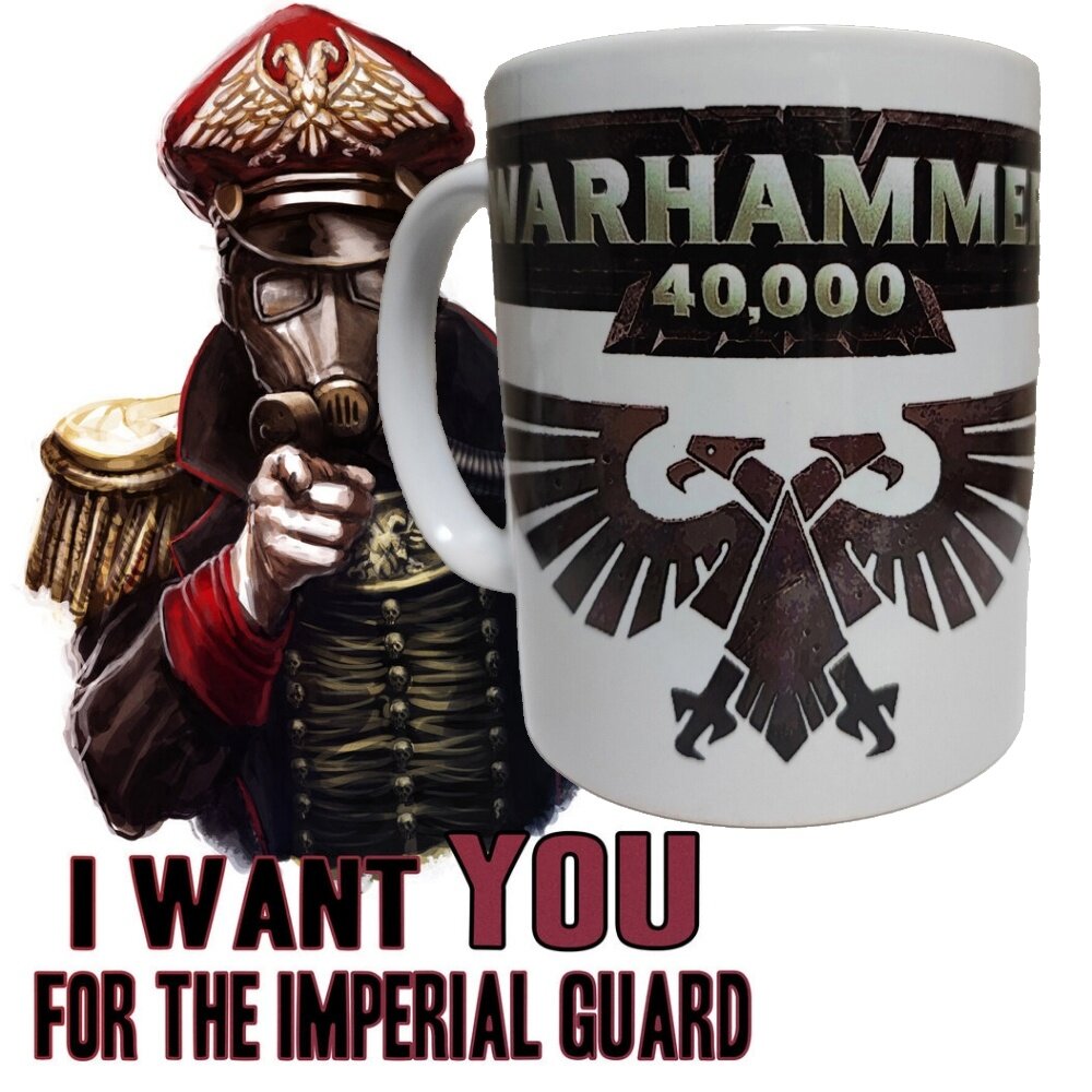 Кружка "Warhammer": Погрузись в Мир Вечной Войны с Неповторимым Стилем!