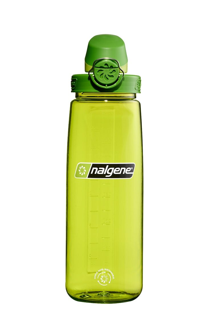 Спортивная бутылка Nalgene Sustain Tritan On The Fly, Spring Green with Iguana (0.65л)