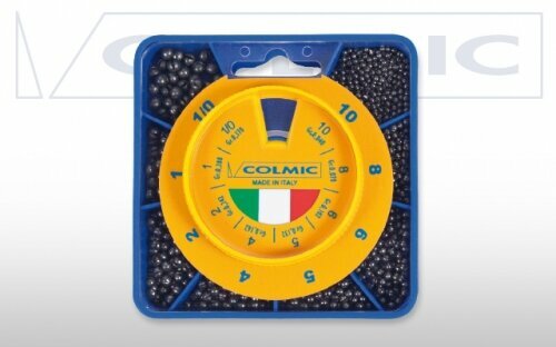 Набор грузил COLMIC SILE FINE 8-размеров 200г