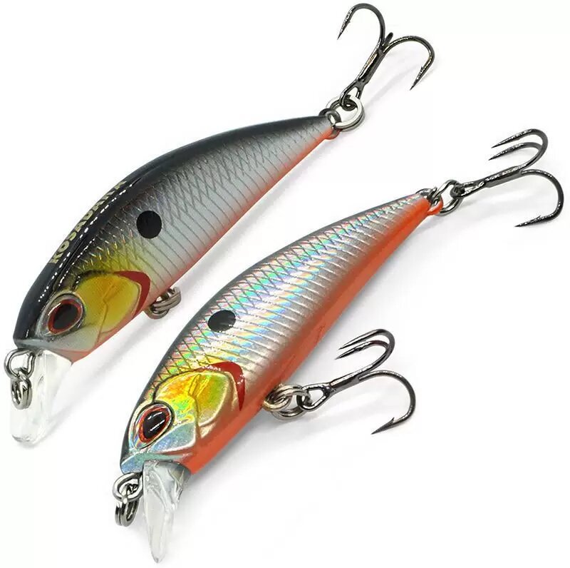 Воблер для рыбалки Kosadaka JAX MINNOW XS 45F GT, 45.0 мм, 2.4 г, заглубление 0.1-0.4 м, gt