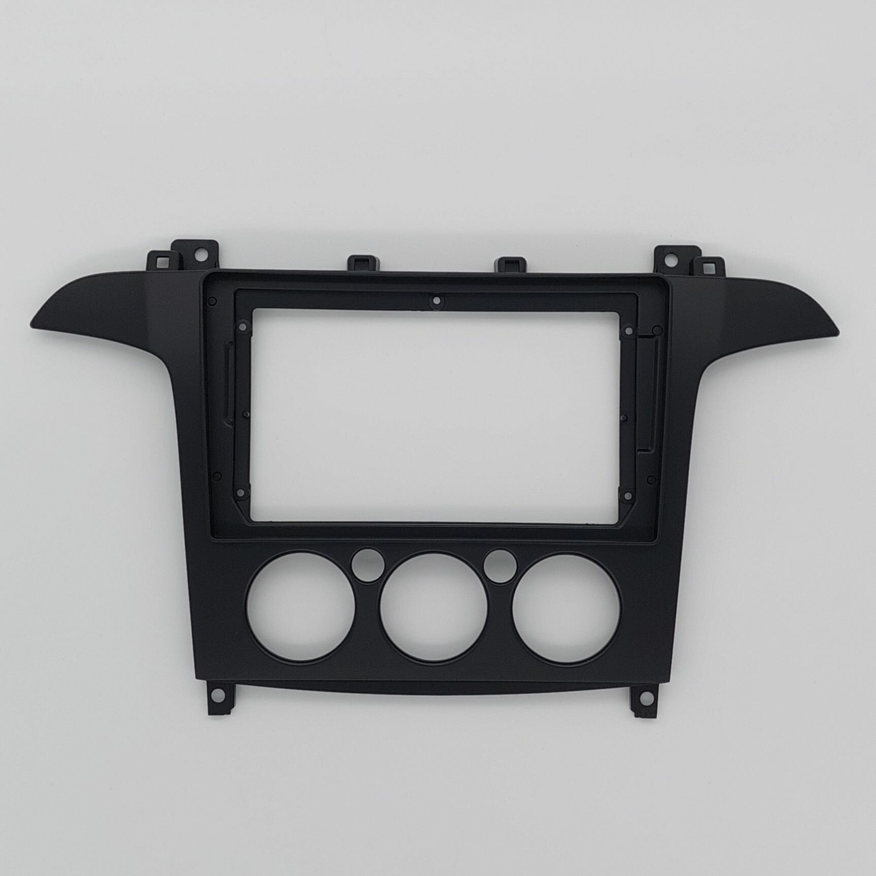 Переходная рамка Ford S-Max 2006-2010 (Кондиционер) (Форд с-макс) для автомагнитолы 9" дюймов (230:220x130 мм)