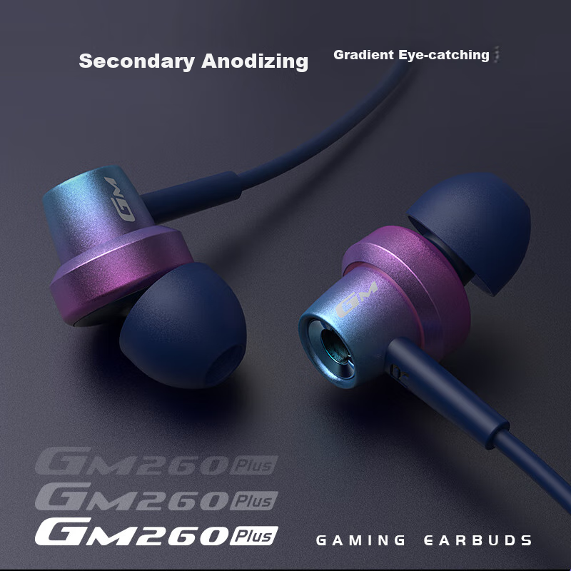 Проводные наушники Edifier HECATE GM260 Plus In-Ear Stereo Headphones, цвет Aurora Purple